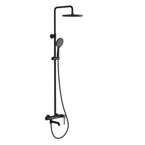 Душова система латунна верхній/ручний душ 1628 мм чорний GAPPO G2406-6 (ID#2333185847), ціна ...