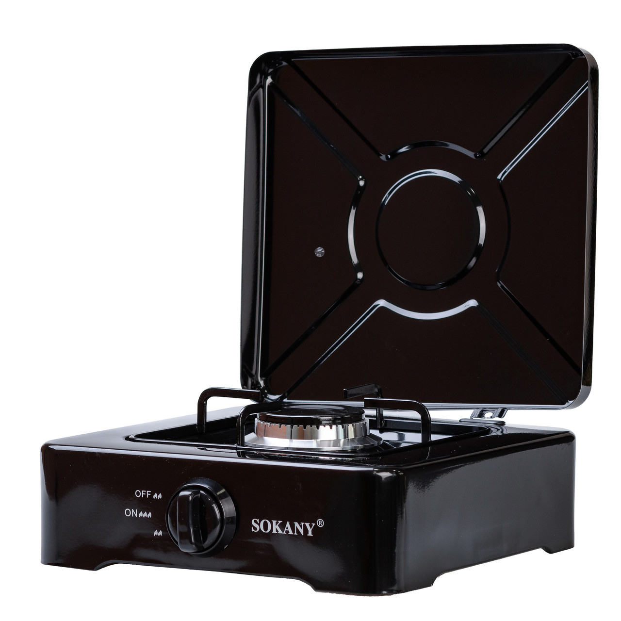 Газова плита настільна Sokany міні плитка 2 2 кВт одна конфорка переносна плита для дачі Id