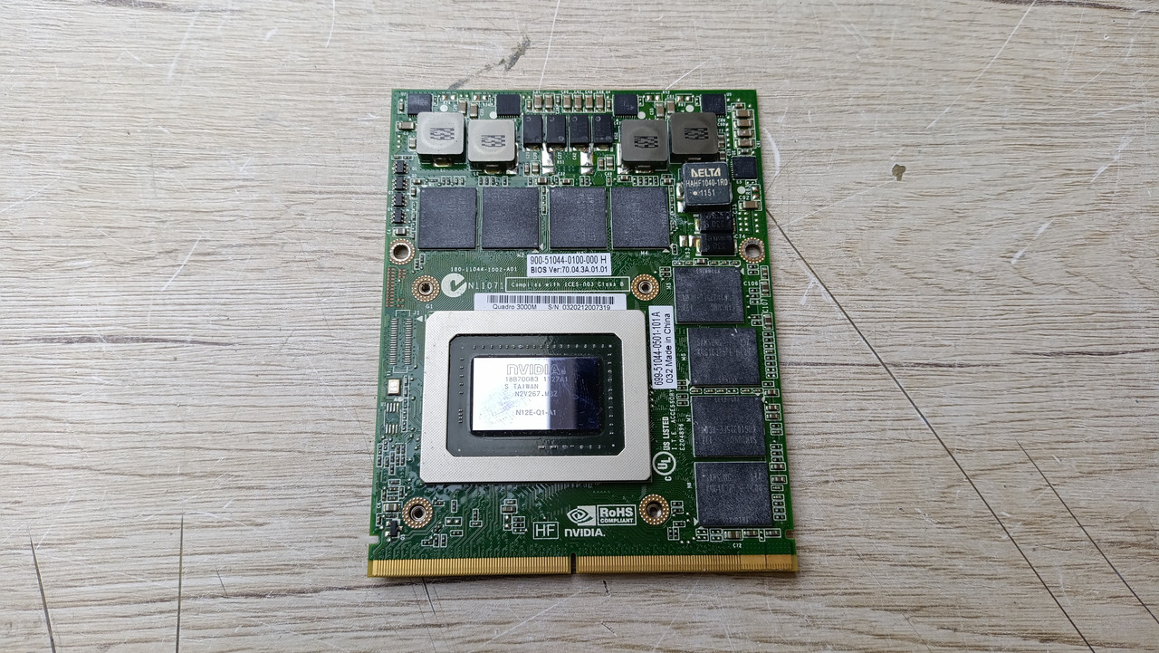 Відеокарта MXM III NVIDIA QUADRO 3000M/Q3000M 2GB DELL 17"! (ID ...