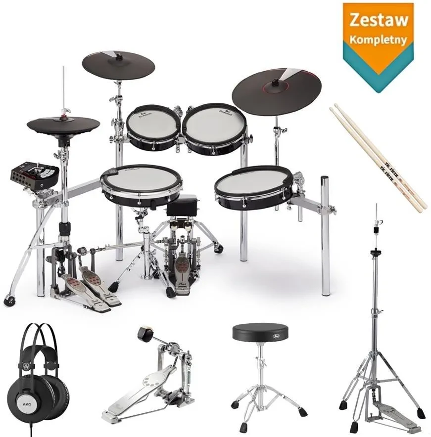 Pearl E/Merge Trad. + Hardware Навушники +Pałki (ID#7488749663335953662 ...