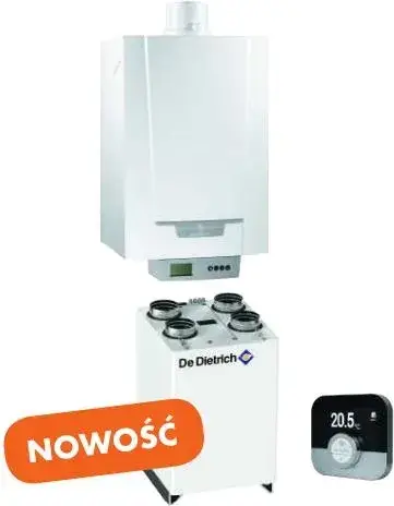 Pakiet: Gazowy kondensacyjny MCR3 evo 24T + Regulator SMART TC + Rekuperator Recovens V400 DE ...