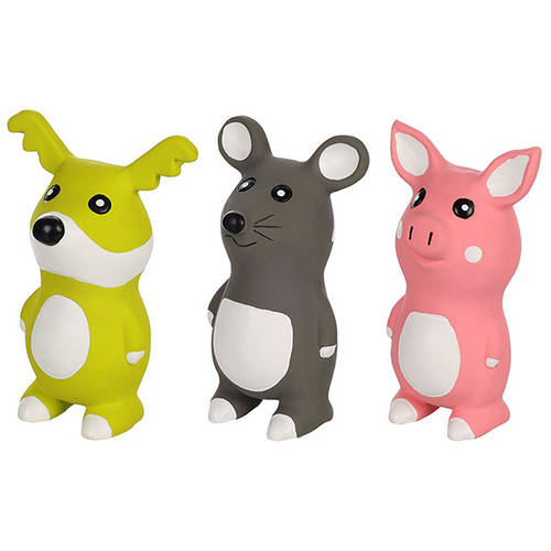 Іграшка з пищалкою для собак Flamingo Bocca Dog Mouse Pig собака свиня ...