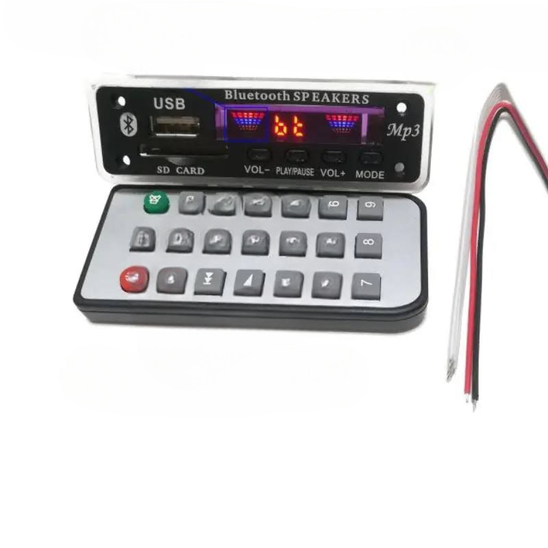 НОВИНКА 2025 ОРИГІНАЛ! BLUETOOTH 5.0! Модуль з мікрофоном 12V MP3/WMA/WAV/FLAC, APE: продаж ...