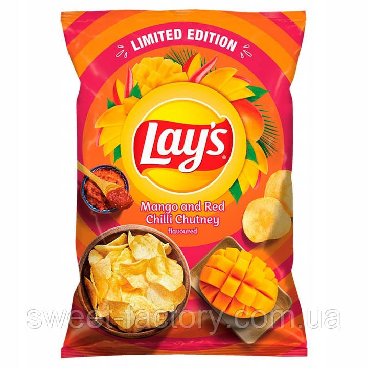 Чипсы Lay's Mango & Red Chilli Chutney 130g: продажа, цена в Чернигове ...