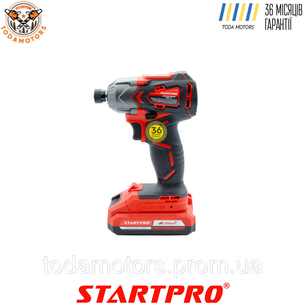 Гвинтоверт акумуляторний ударний Start Pro SWB-21 BRUSHLESS (ID ...