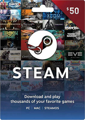 Steam gift card | купить недорого, на Prom | Украина