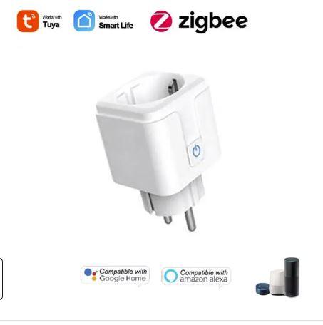 ZigBee Смарт розетка Tuya 20А: Розумна розетка Tuya Smart з моніторингом споживання та ...