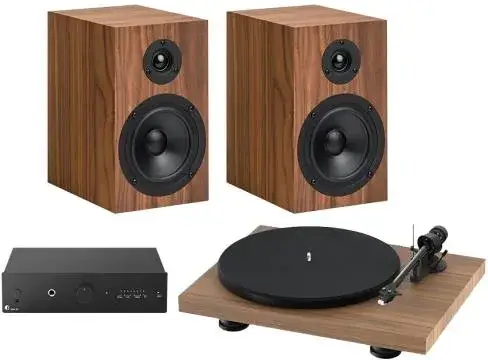 Zestaw Audio Stereo Hi-Fi - Pro-Ject Colourful System Walnut (ID ...