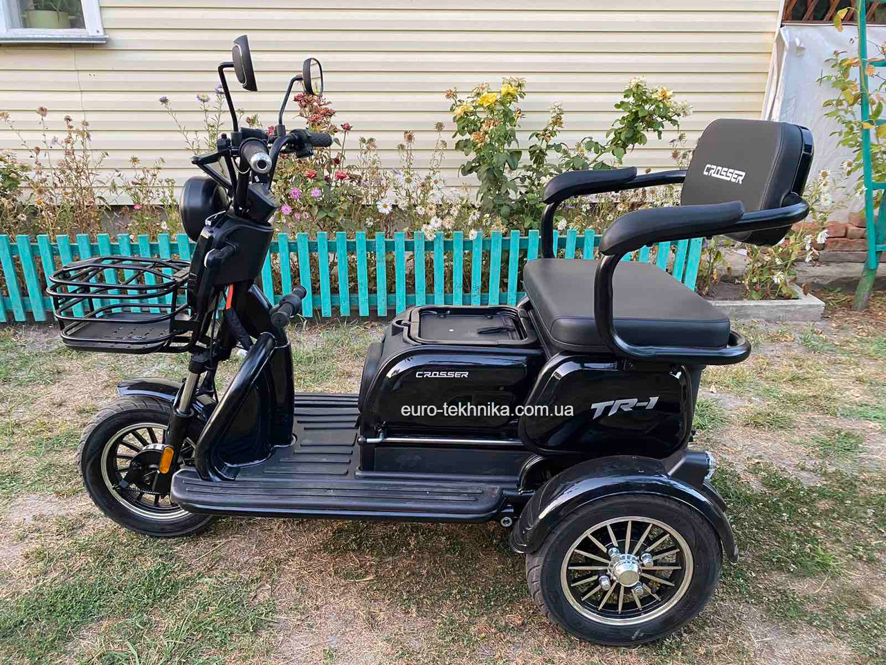 Електротрайк Електроскутер триколісний Crosser TR-1 600Вт Кроссер ...