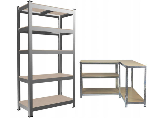 Стеллаж для склада, гаража, магазина разборной 180x90x30 см 5 полок ...