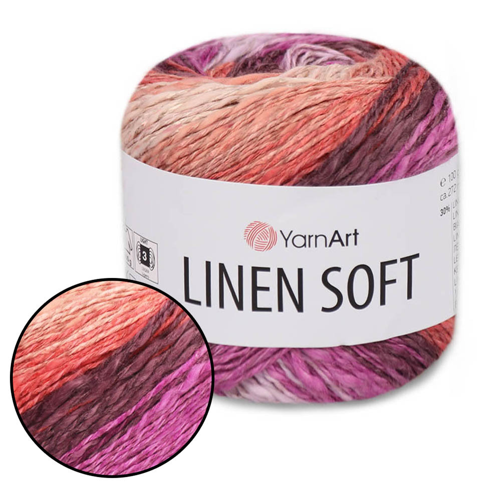 YarnArt Linen soft, №7413, пряжа льон, віскоза, бавовна - купити ...