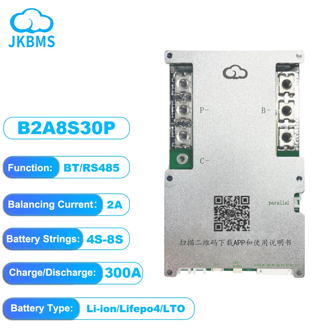 Jikong Smart BMS B2A8S30P (3-8S) LiFePO4/Li-ion/LTO 300A (ID#2338322054), цена: 6400 ₴, купить ...