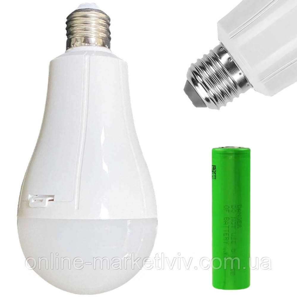 Купити Акумуляторна лампочка 15W, цоколь E27, AP-2915 / Кемпінгова ...