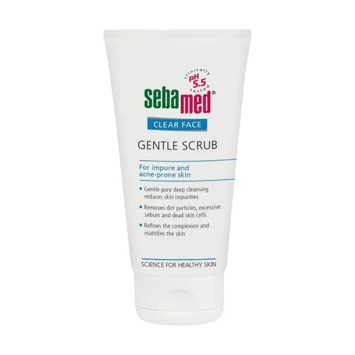 М'який скраб для обличчя Sebamed Clear Face Gentle Scrub, 150 мл, цена ...
