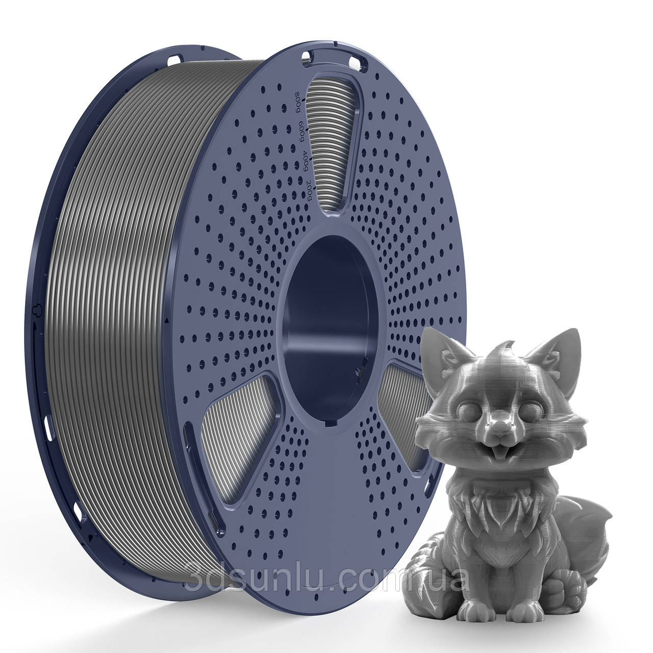 PETG сірий-пластик/філамент для 3D-принтера SUNLU PETG Filament Grey 1. ...