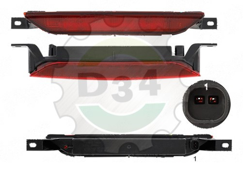 Стоп сигнал GRAND CHEROKEE 10- 00K05303754AB 00K05303754AC ...