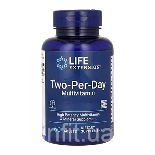 Мультивитамины Life Extension - Multivitamin Two-Per-Day, 60 таблеток ...