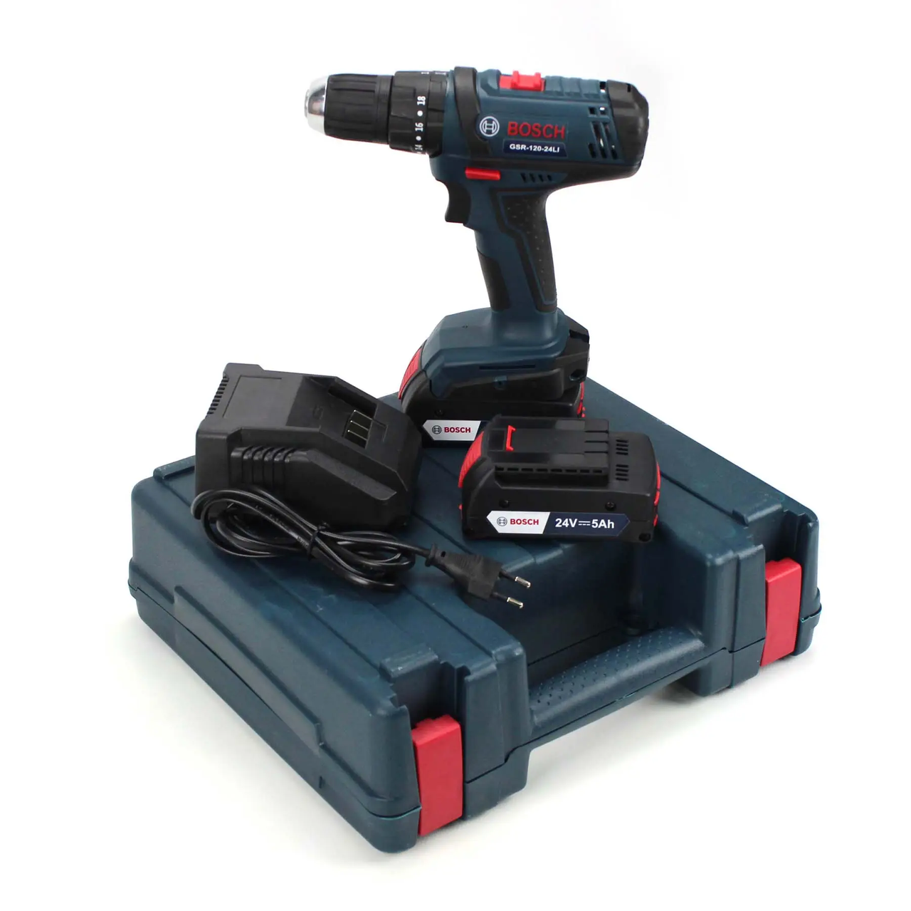 Аккумуляторный шуруповерт Bosch GSR 120-24LI шуруповерт Бош 2 АКБ 36V/2AH в пластиковом кейсе ...