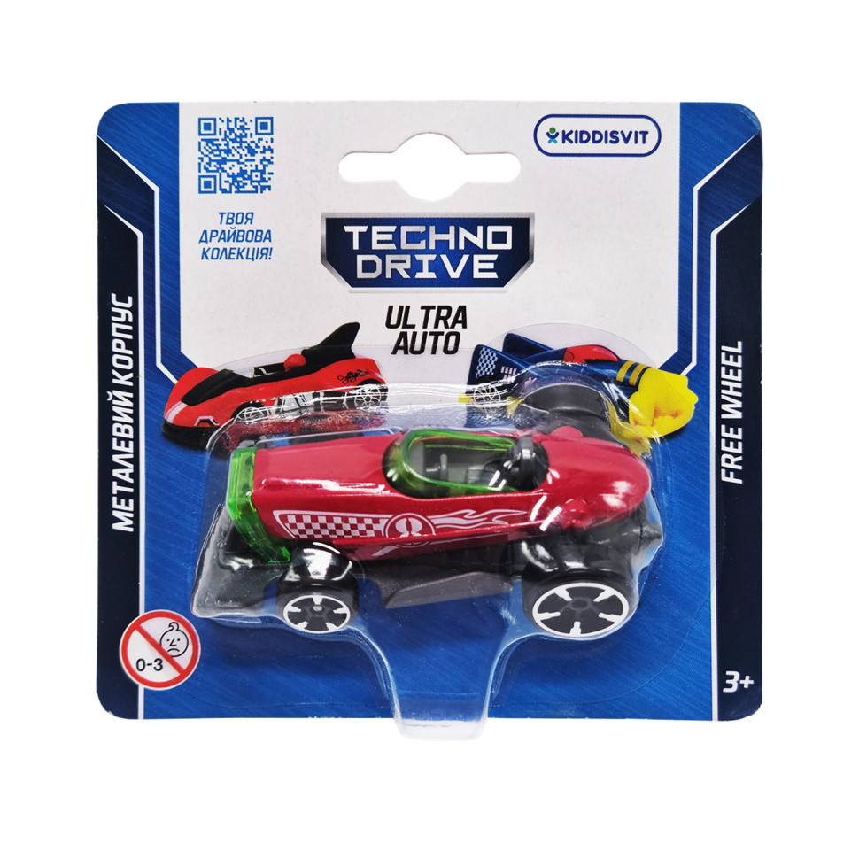 Игровая мини-машинка Ultra Auto TechnoDrive 250321W-5 металлический ...