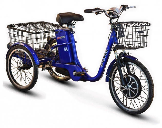 Электровелосипед 3-х колесный SkyBike 3-CYCL (350W, 36V, 12Ah, Ø-22/20 ...