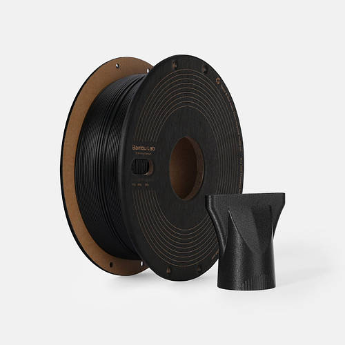 Пластик/филамент Bambu Lab PPA-CF Black (73100), Cardboard Spool, 1 ...
