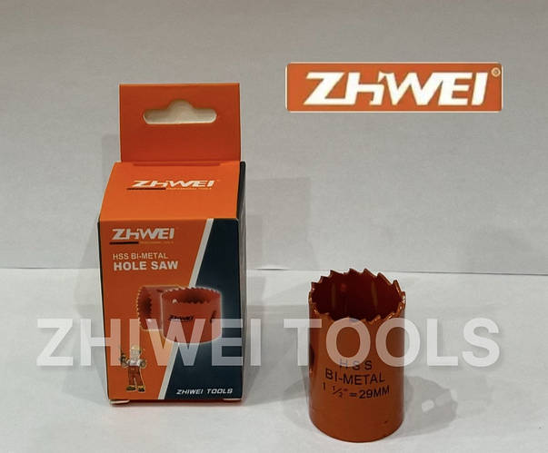 Коронка біметалічна по дереву та металу 29 мм ZhiWei (ID#1547878093 ...