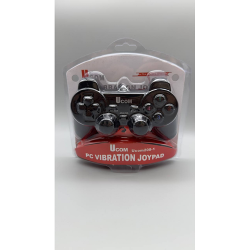 Джойстик дротовий для ПК Ucom-208-1 USB Чорний (ID#2341801190), ціна: 340 ₴, купити на Prom.ua