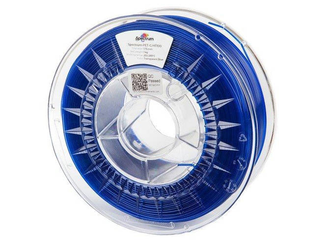 Filament Spectrum PET-G HT100 1.75mm TRANSPARENT BLUE 1kg (ID ...