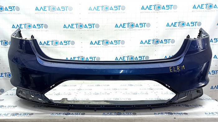 Бампер задній голий Hyundai Elantra AD 19-20 без парктроніків, синій ...