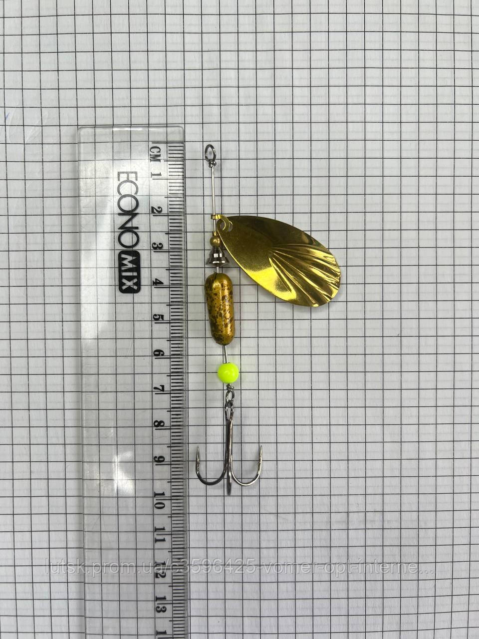 Вертушка Easy Catch Fluted 12г Золото Серцевина Капсула Золото (ID ...