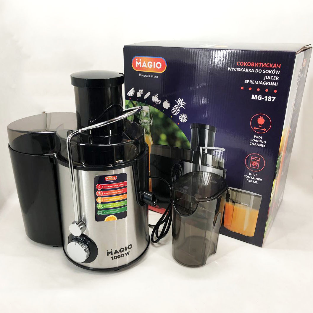 Соковыжималка центробежная MAGIO MG-187, соковыжималка универсальная электро, соковыжималка на ...