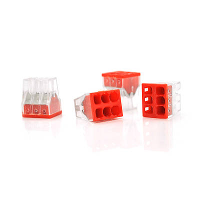 Самозатискна 6-провідна клема WAGO К773-206 для розподільчих коробок, 6 ...