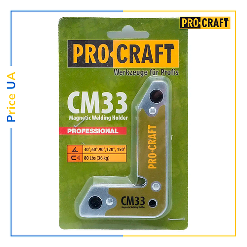 Магнітний кутник для зварювання Procraft CM33 (ID#2316953526), ціна: 268 ₴, купити на Prom.ua