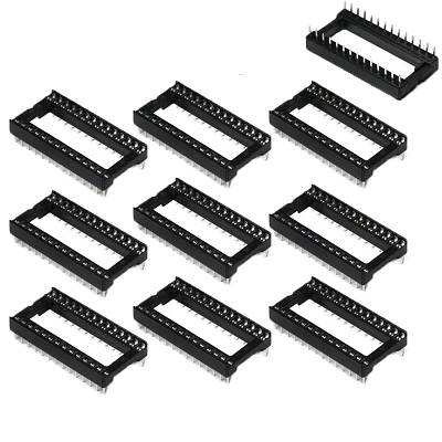 Панель SCL-28 10шт IC DIP 28 контактів широка для установки мікросхем в DIP-корпусі, ціна: 90 ...