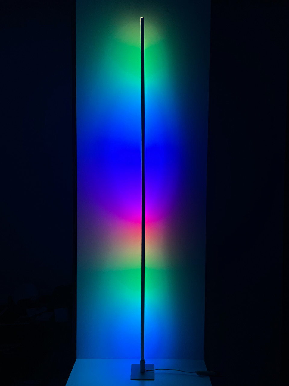 Многофункциональная RGB LED лампа торшер MOONROOM Long 150 см (black) (ID#2344505207), цена ...