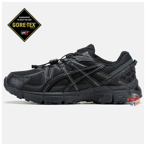 Мужские кроссовки Asics Gel-Kahana 8 Gore-Tex Termo Triple Black термо ...
