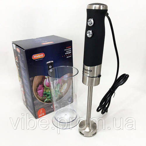 Блендер занурювальний електричний для дому MAGIO MG-647 800 Вт, CI-302 Блендер класичний ...