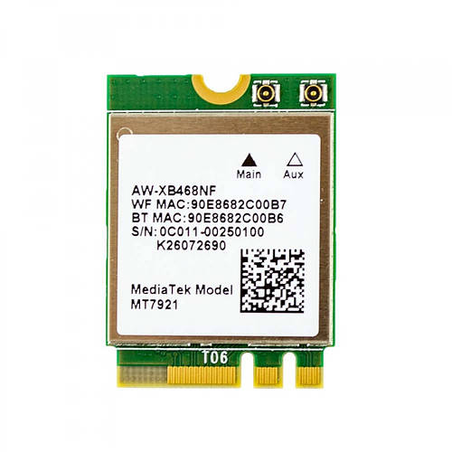Wi-fi+BT модуль M.2 MediaTek AzureWave AW-XB468NF MT7921LE (M.2 2230 ...