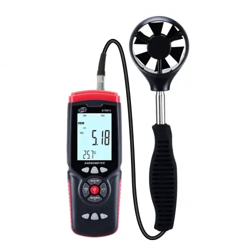 Анемометр цифровий вітромер 0,3-45 м/с, 0-45 °C, 10-90% BENETECH GT8913 (ID#2346881098), ціна ...