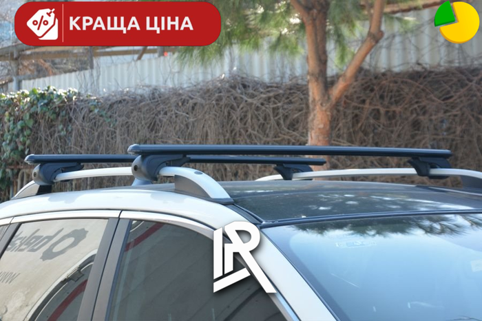 Перемычки на обычные рейлинги под ключ Bold Bar Lite V1 (2 шт) Черные ...