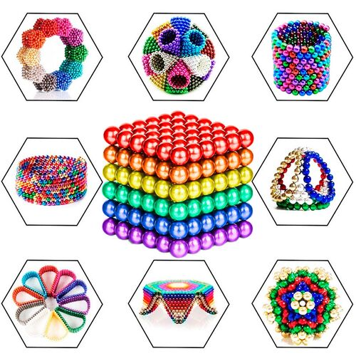 Нео куб NEO CUBE MIX COLOUR 216 5 мм "різнокольоровий" головоломка ...