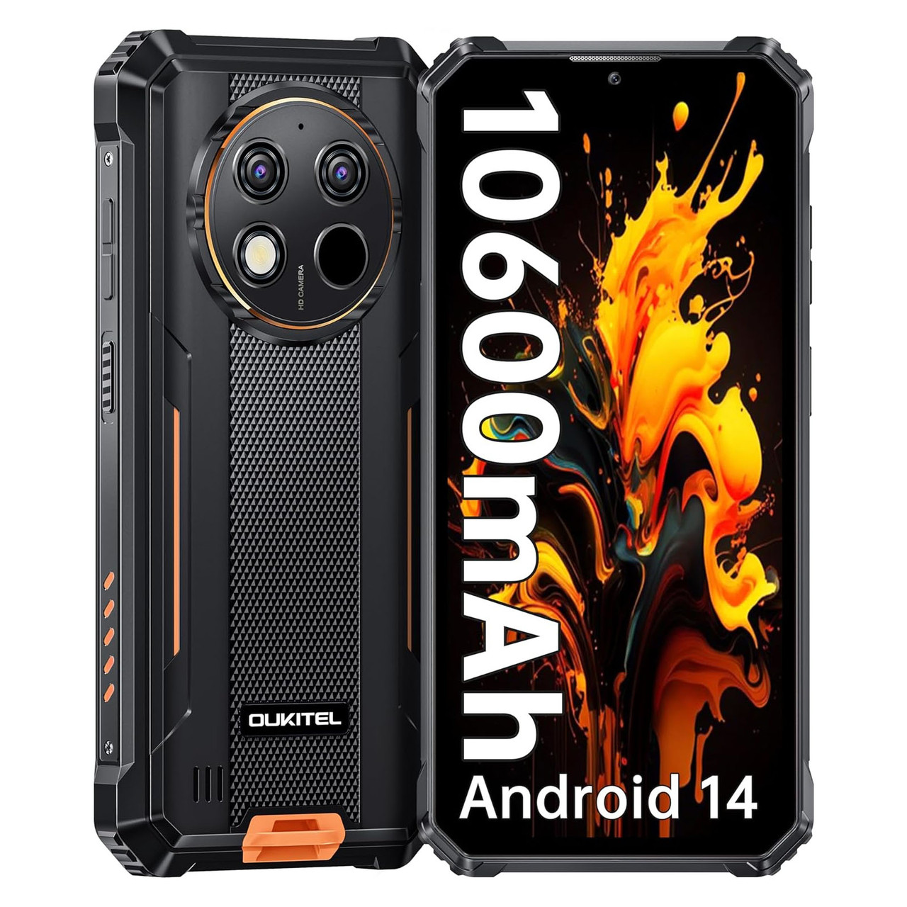 Противоударный смартфон Oukitel WP28E 4/64 Gb, мощный телефон 10600 mAh ...