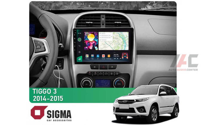 Штатна магнітола Sigma Pro 10464 4+64 Gb Chery Tiggo 3 2014-2015 10 (ID ...
