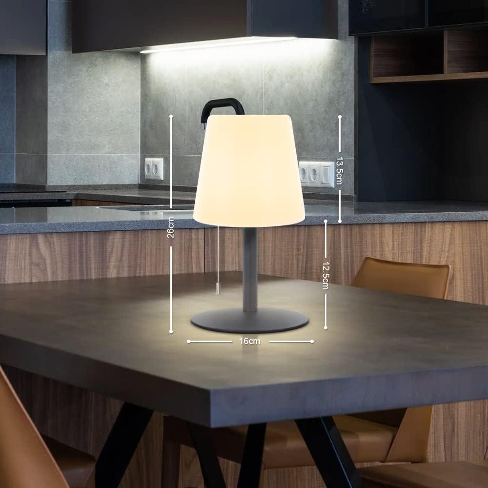 Настольная беспроводная многоцветная лампа с аккумулятором Uuffoo LED ...