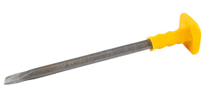 Зубило будівельне MASTERTOOL з захисною ручкою TPR 400х19х23 мм 03-0400 (ID#2349419444), цена ...