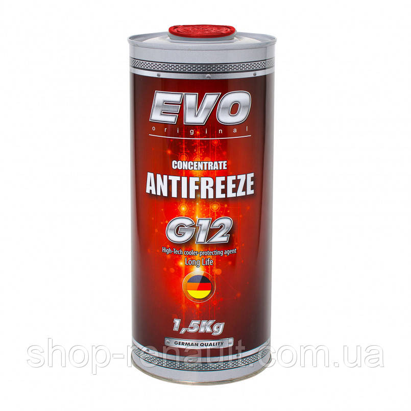 Антифриз EVO G12 красный концентрат 1.5кг (ID#2349850456), цена: 360 ₴, купить на Prom.ua