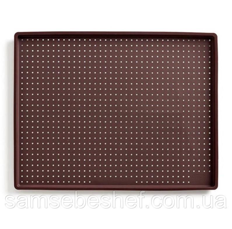 Силиконовый коврик для выпечки перфорированный с бортиком 40*30 см (ID ...