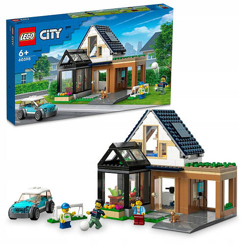 Конструктор LEGO City Семейный дом и электромобиль 60398 (ID#2350497129 ...