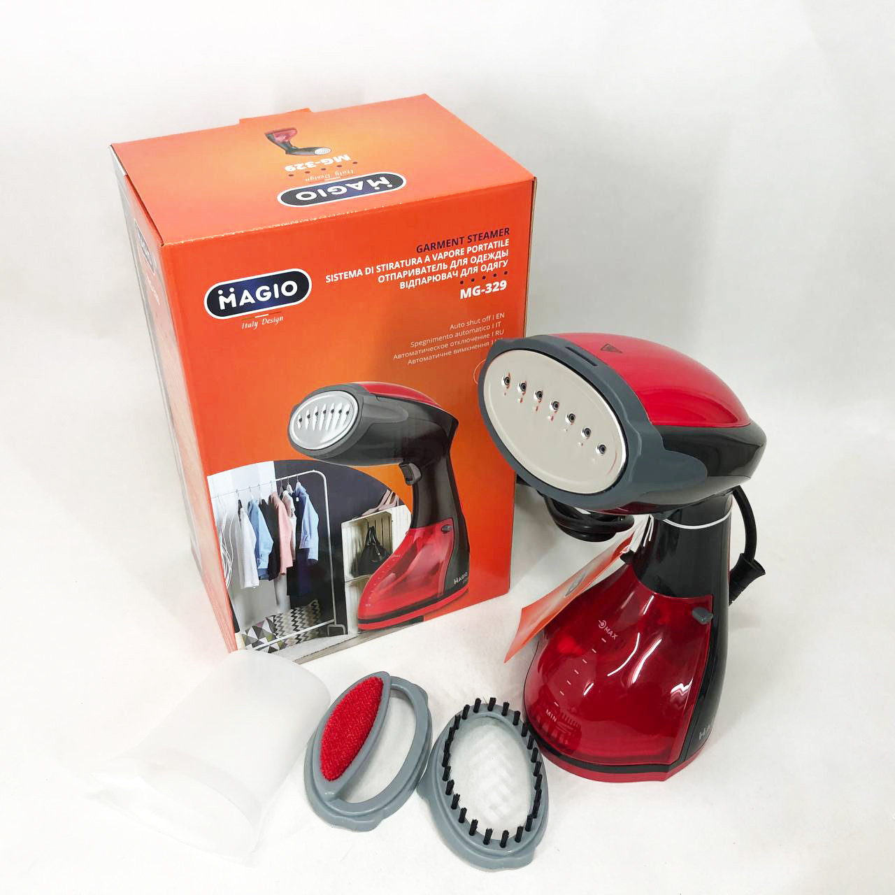 Ручной парогенератор для глажки MAGIO MG-329, Ручной отпариватель для разных LA-300 типов тканей ...