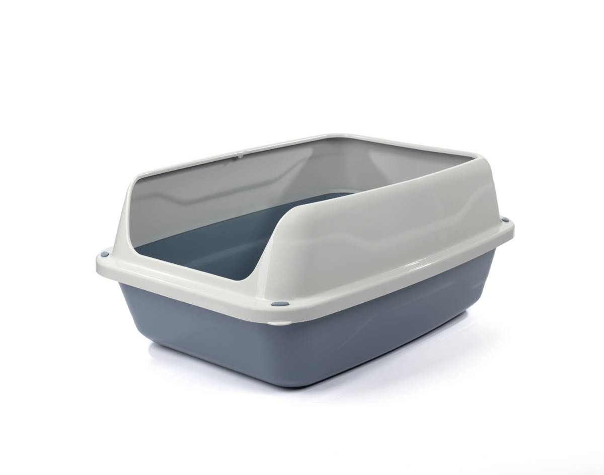 Туалет для кошек с очень высоким бортиком GeorPlast Colosseo 56х40х30 ...
